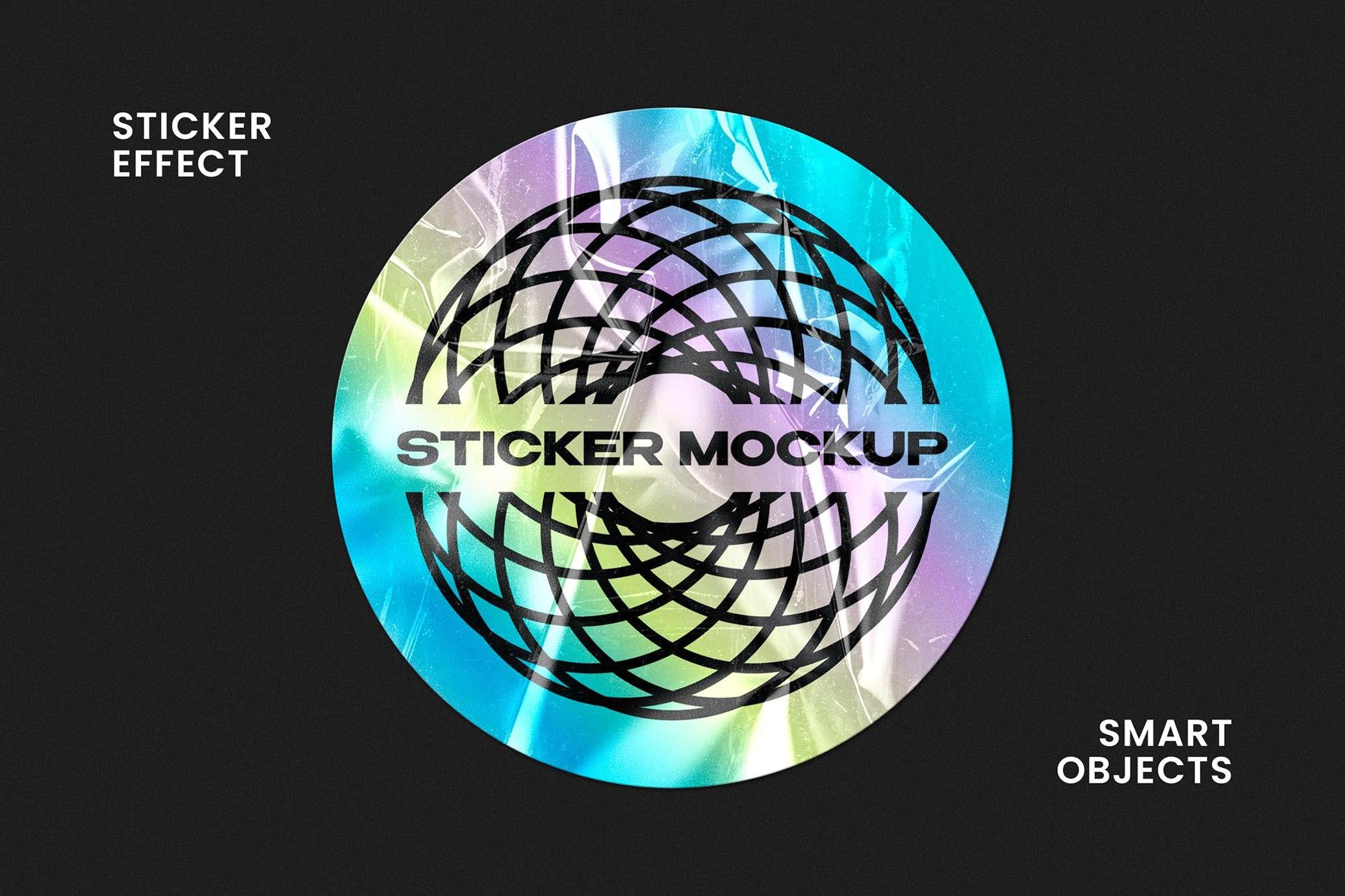 Plastic Sticker Mockup – TIM STICKER